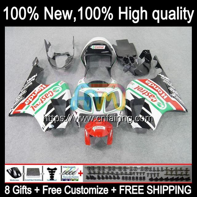 Body Kit For HONDA Castrol hot VTR1000 RC51 SP1 SP2 VTR-1000 00 01 02 ...