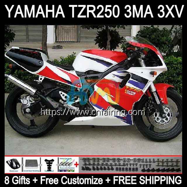 Kit For YAMAHA TZR-250 TZR 250 TZR250 R Factory red RS RR 1992 1993 1994 1995 1996 1997 3XV YPVS ...